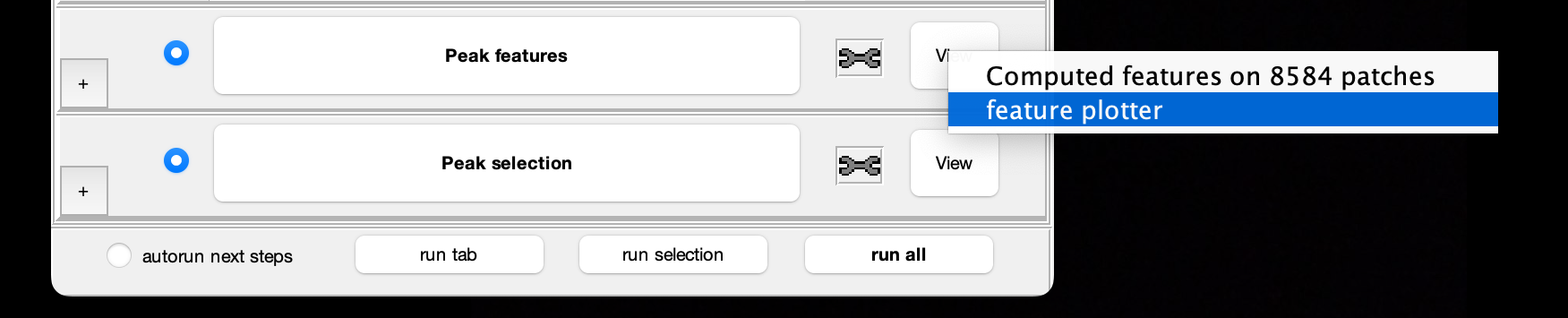 Filealign Gui Feature Plotter Allows Checking Of The Feature Values On The Whole Setpng Dynamo 6587