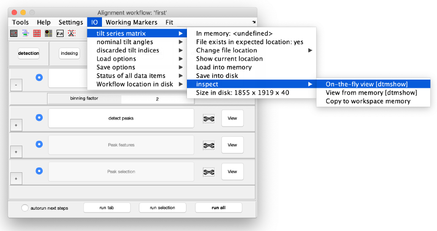 Walkthrough on GUI based tilt series alignment (Tsinghua Spring School ...